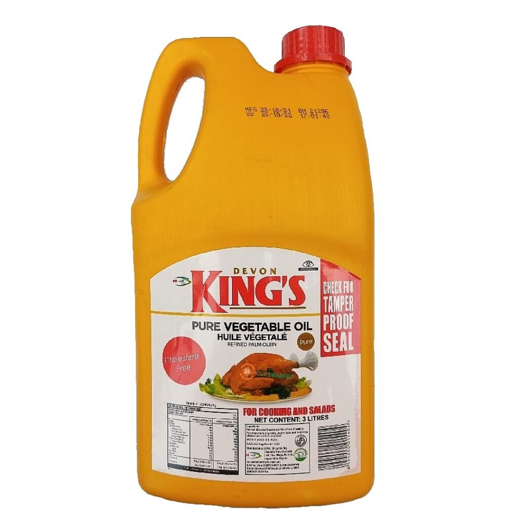 Devon king's pure vegetable oil 3Litres • 24 Hours Market | Lagos, Nigeria
