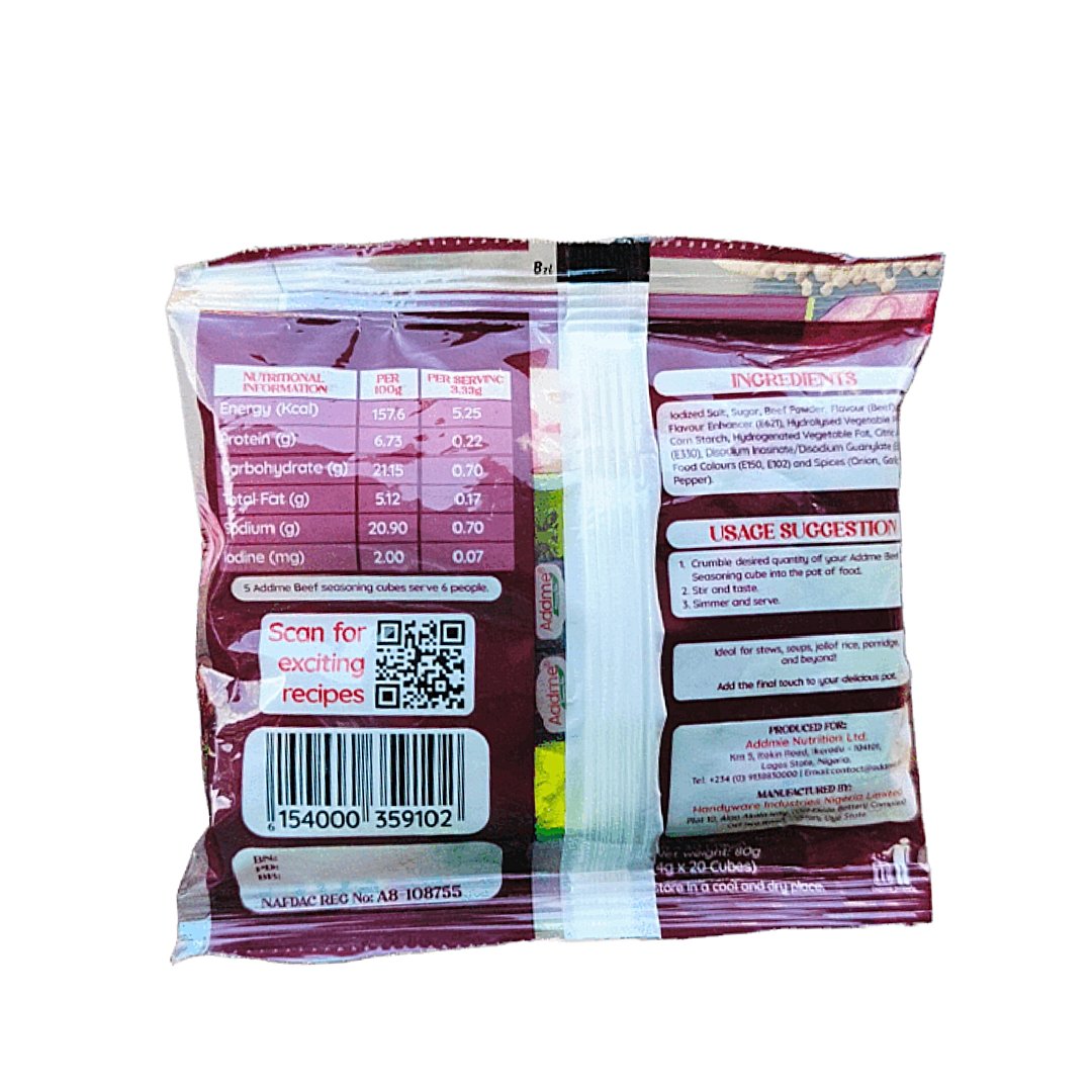Addme beef cube 80g • 24 Hours Market | Lagos, Nigeria